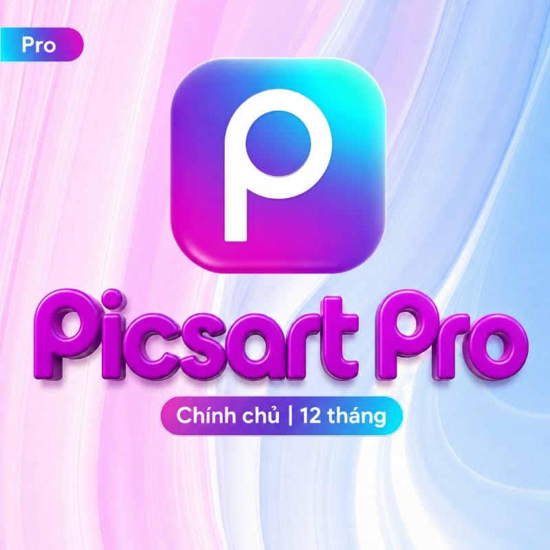 Code Picsart Pro 12 tháng nâng chính chủ nhanh chóng | DataMmo